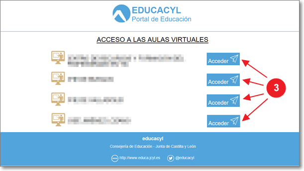 Acceso al Aula Virtual - Portal de Educación de la Junta de Castilla y León